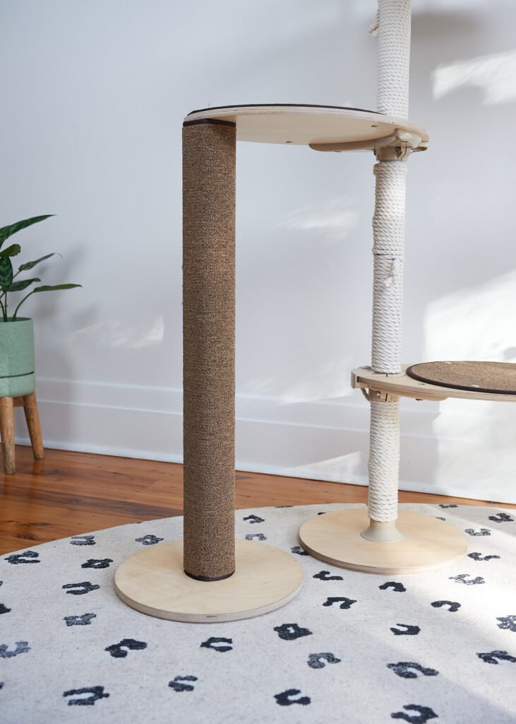 Tok Tok - Floor to Ceiling Cat Tree with Pillar Scratcher - Adjustable ...